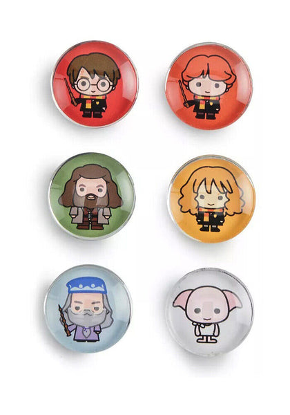 Harry Potter 6-Pack Cartoon Magnet Set