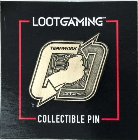 Rare Limited Edition Discontinued Loot Crate Teamwork Pin - Loot Gamin